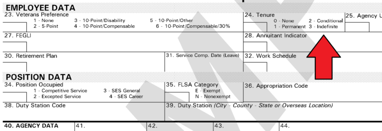What are the rules for probationary periods and federal employees?